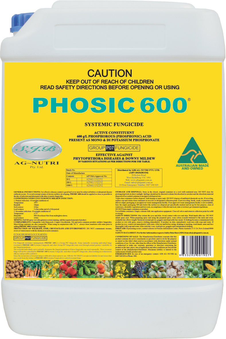 Systemic Phosphonate Fungicide for Phytophthora Disease Control - SJB ...