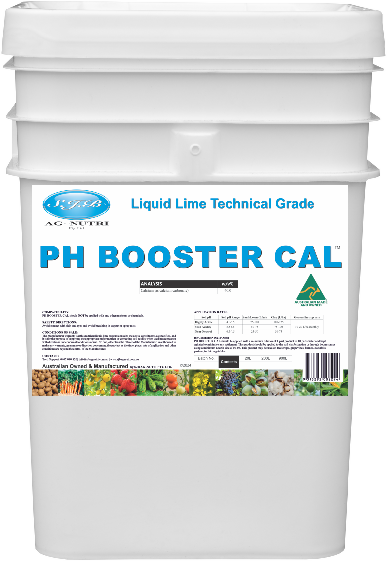 Liquid Lime - PH BOOSTER CAL (40%) - SJB Ag Nutri